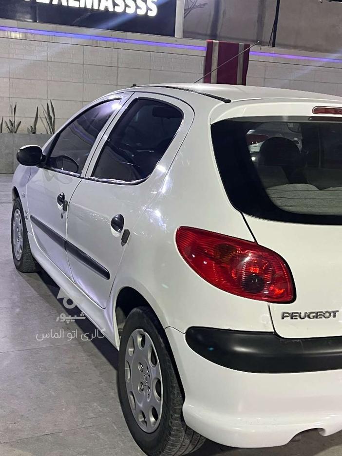 پژو 206 (تیپ5) 1393 سفید - شیپور