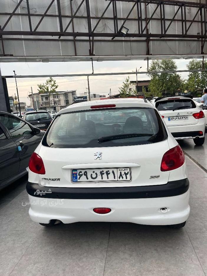 پژو 206 (تیپ2) 1397 سفید - شیپور
